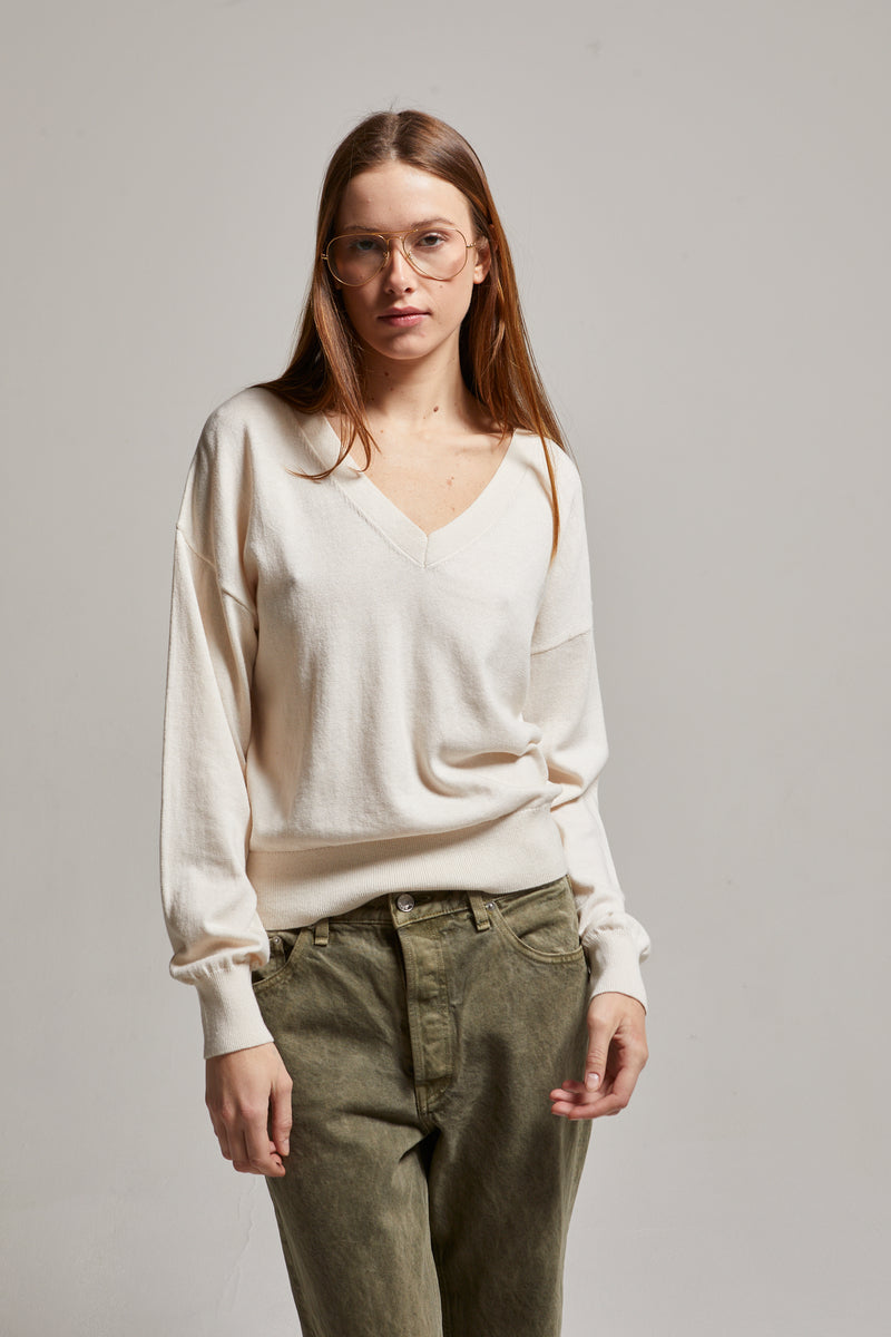 Alice Cotton Cashmere Sweater – ASHER